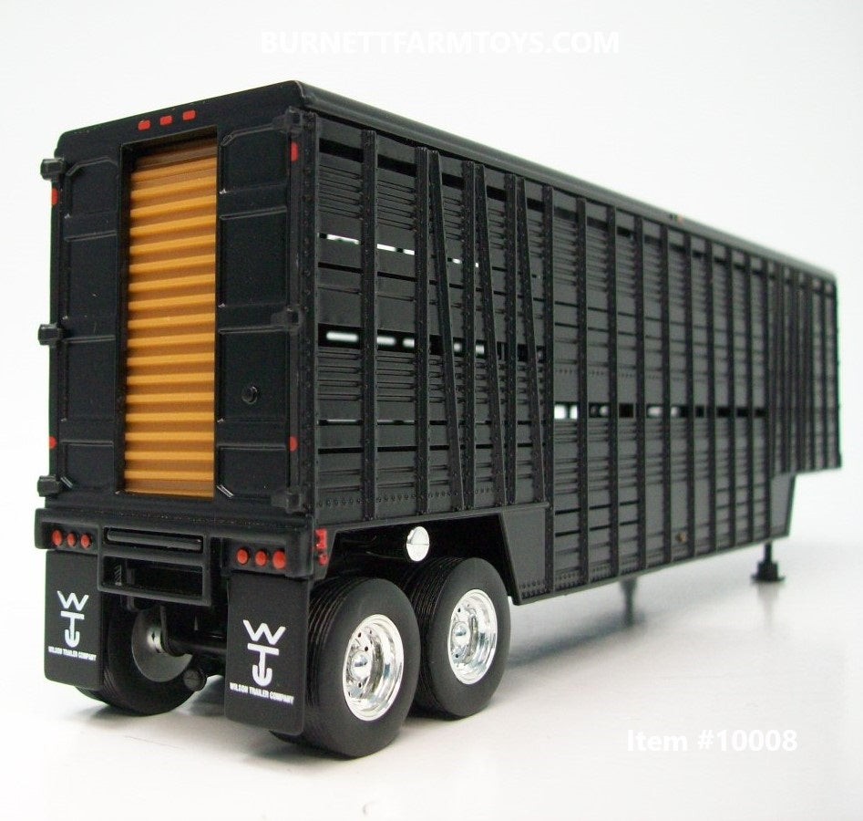 Item #10008 Black Tandem Axle 40-foot Vintage Wilson Livestock Cattle ...