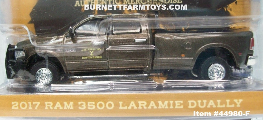 Item #44980-F Yellowstone Brown Metallic 2017 RAM 3500 Laramie Dually ...