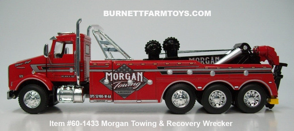 Item #60-1433 Morgan Towing and Recovery Red Gray Kenworth T800 Day Ca ...