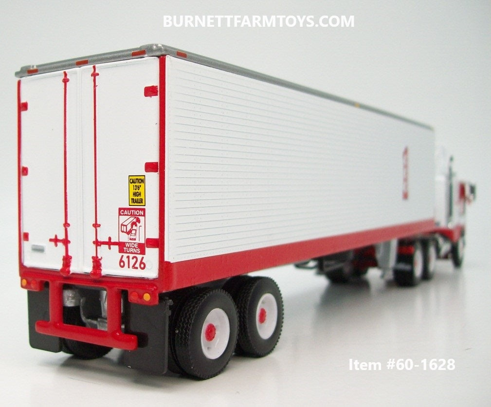 Item #60-1628 Crete Carrier Corp White Red White-Freightliner COE with ...