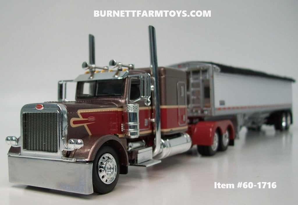 Item #60-1716 Mocha Metallic Brown Tan Stripe Peterbilt 389 63-inch Fl ...