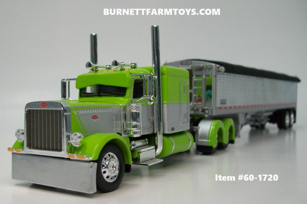 Item #60-1720 Lime Green Silver Peterbilt 389 63-inch Flattop Sleeper ...
