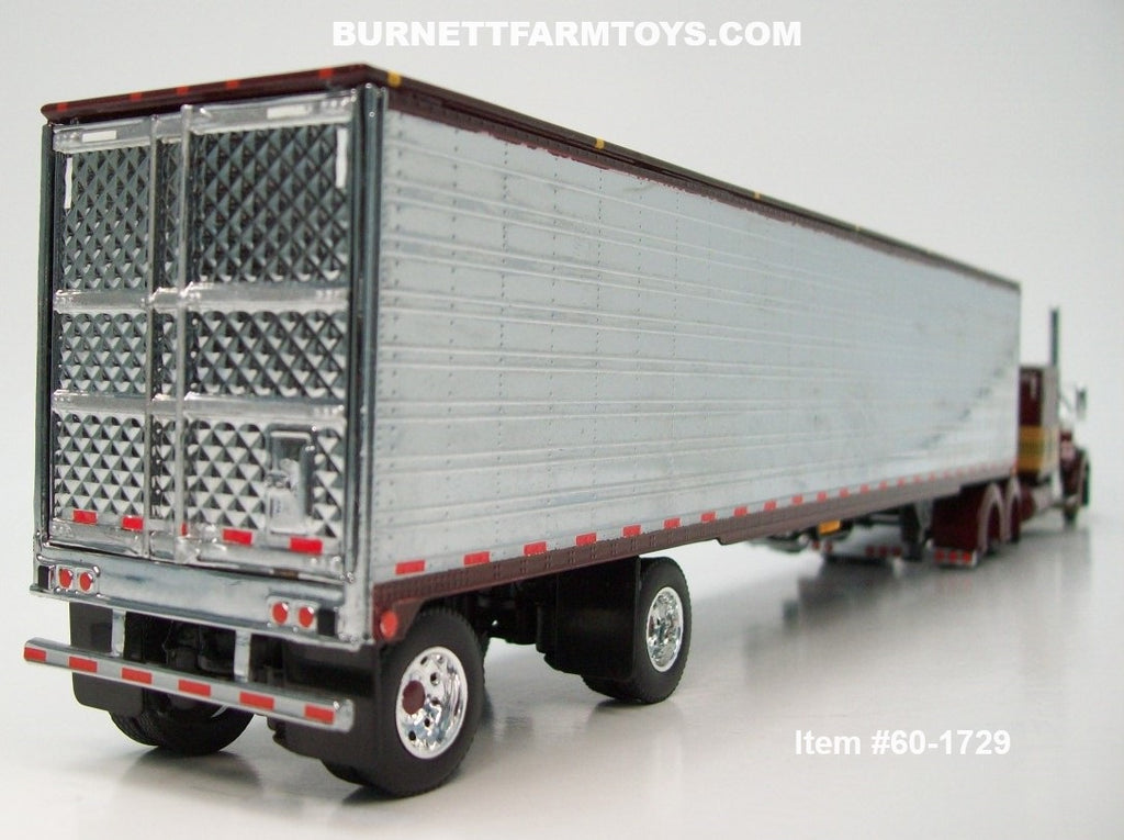 Item #60-1729 Burgundy Gold Stripe Black Outline Peterbilt 379 63-inch ...