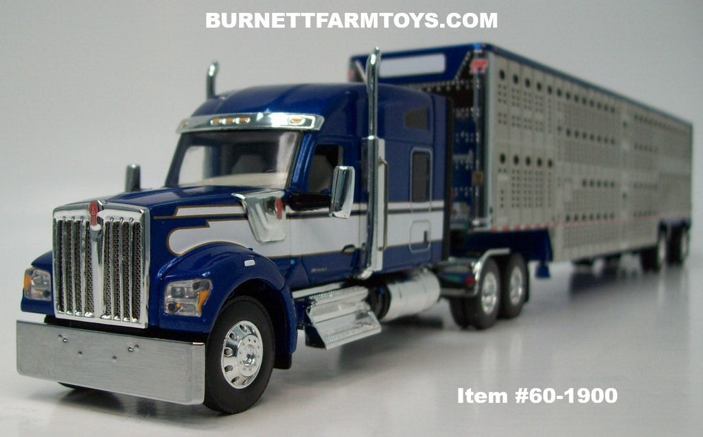Item #60-1900 Blue Metallic White Kenworth W990 76-inch Mid Roof Sleep ...