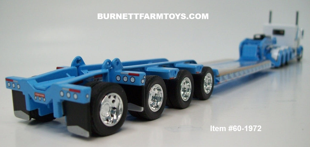 Item #60-1972 Baby Blue White Black Outline Peterbilt 389 48-inch Flat ...