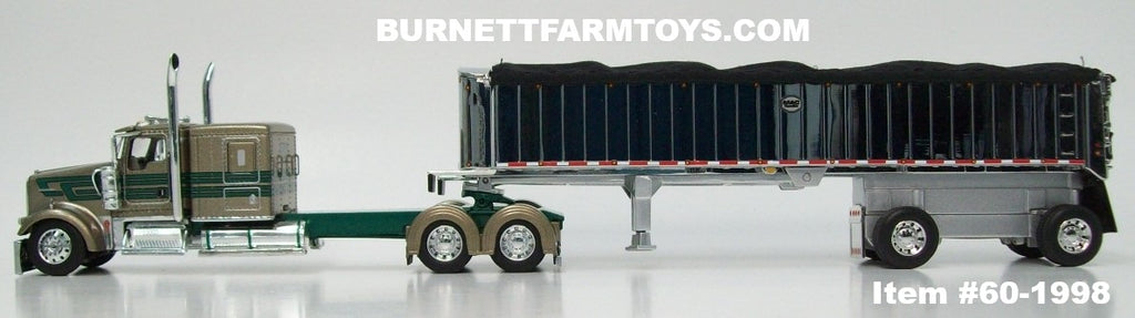 Item #60-1998 Gold Metallic Green Metallic Black Outline Kenworth W900 ...