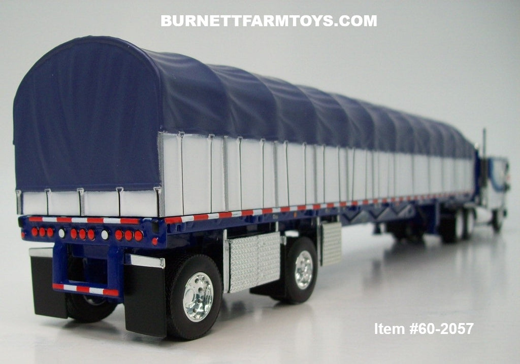 Item #60-2057 Blue White Black Outline Peterbilt 352 COE 110-inch Slee ...
