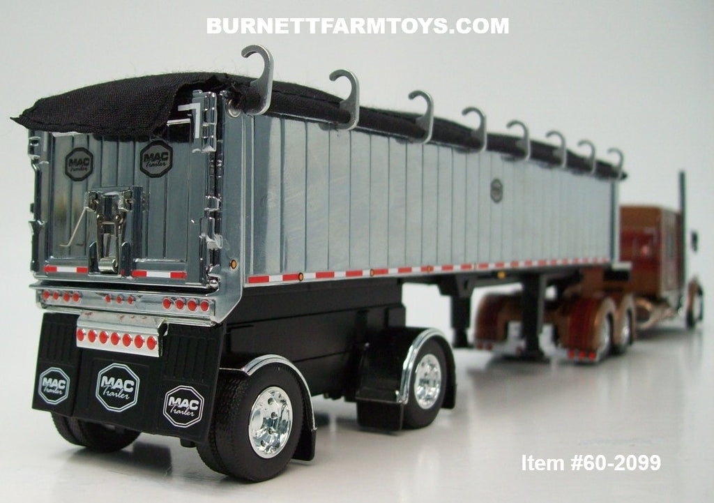 Item #60-2099 Brown Metallic Burgundy Stripe Red Outline Kenworth W900 ...