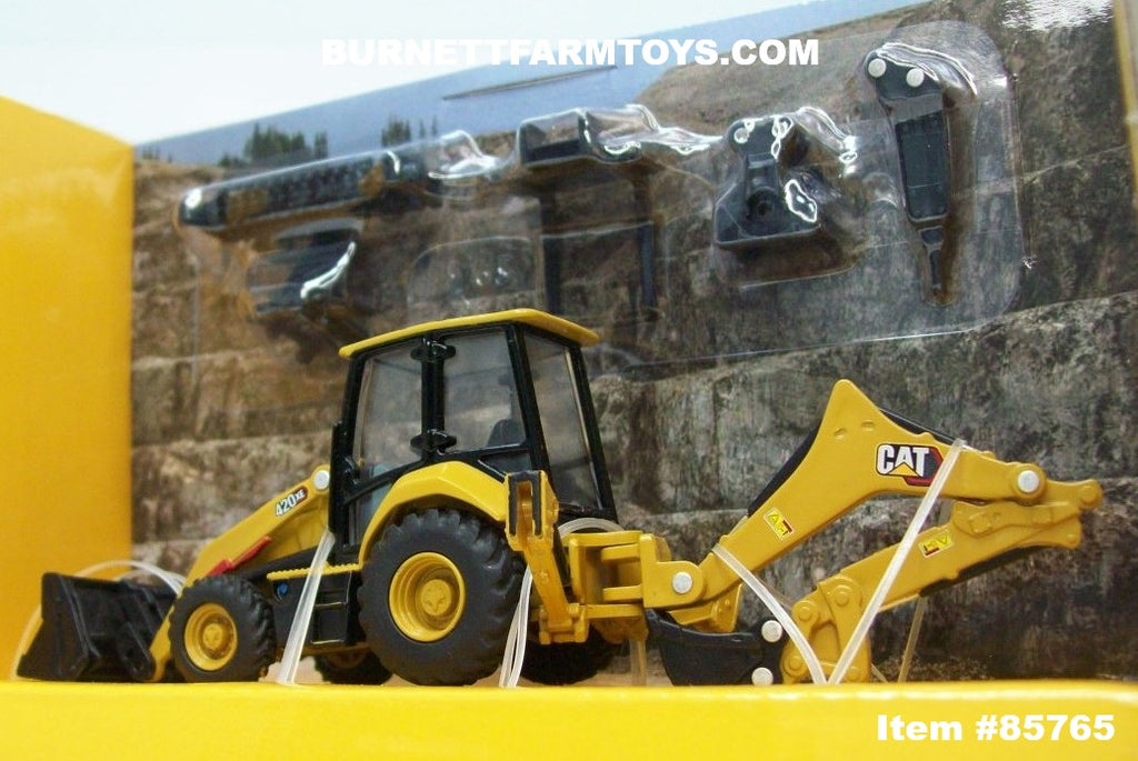 Item #85765 CAT 420 XE Backhoe Loader with Implements - 1/64 Scale – D ...
