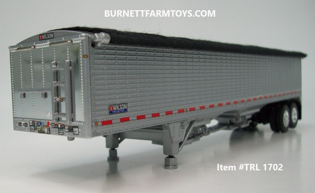 Item #TRL 1702 Silver High Sided Black Tarp Silver Frame Tandem Axle W ...