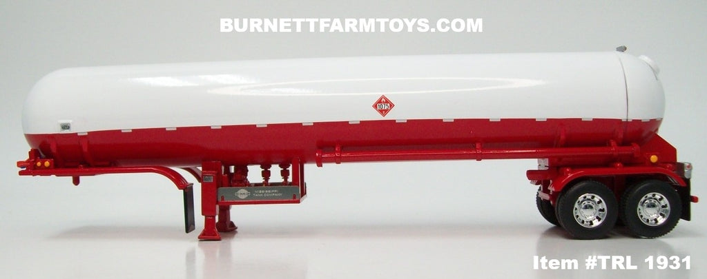 Item #TRL 1931 White Red Tandem Axle Mississippi LP Propane Tanker Tra ...