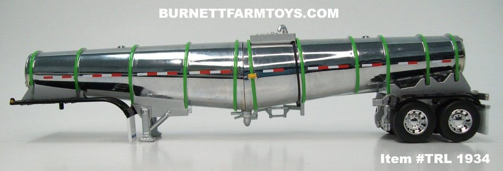 Item #TRL 1934 Chrome Green Banded Tandem Axle Polar Deep Drop Tanker ...