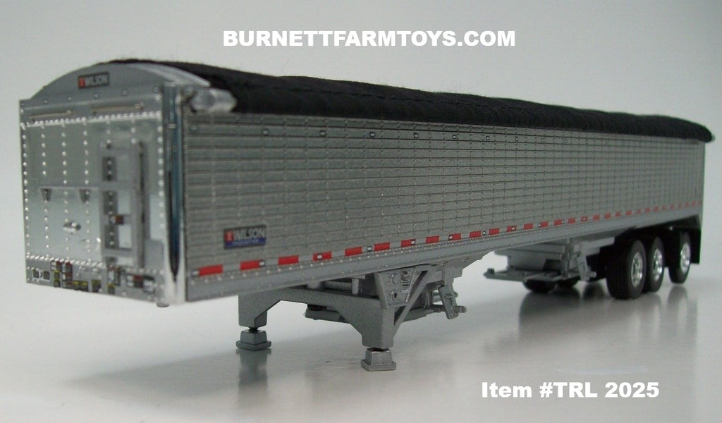 Item #TRL 2025 Pewter High Sided Black Tarp Silver Frame Tri-Axle Wils ...