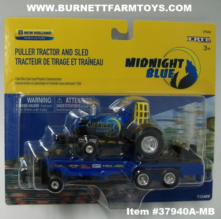Item #37940A-MB New Holland Midnight Blue Pulling Tractor with Blue Bl ...