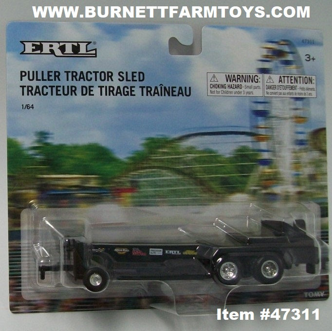 Item #47311 Black Pulling Sled - Ertl / Tomy – Burnett Farm Toys, LLC