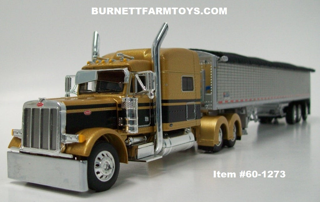 Item #60-1273 Gold Black Peterbilt 379 70-inch Mid Roof Sleeper with S ...